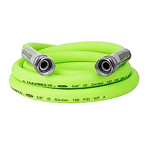 Flexzilla Garden Lead-In Hose, 5/8" x 10', Female to Female Fittings (3/4" - 11 1/2 GHT)