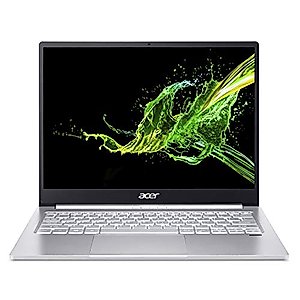 Acer Swift 3 Thin & Light 13.5" 2256 x 1504 IPS Display, 10th Gen Intel Core i5-1035G4, 8GB LPDDR4, 512GB NVMe SSD, Wi-Fi 6, Fingerprint Reader, Back-lit Keyboard, SF313-52-52VA