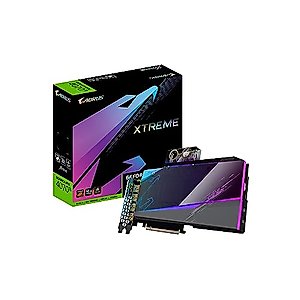 Gigabyte AORUS GeForce RTX 4070 Ti 12GB Xtreme WATERFORCE WB Graphics Card, WATERFORCE Water Block Cooling System, 12GB 192-bit GDDR6X, GV-N407TAORUSX WB-12GD Video Card