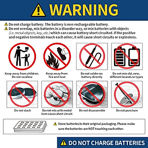 EEMB 10PACK CR2032 Battery 3V Lithium Battery Button Coin Cell Batteries 2032 Battery DL2032, ECR2032, LM2032 for Remotes Watches Calculators Door Chimes Medical Devices Computer Key Fobs