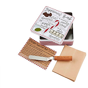 Mud Pie Baking Set, 6" x 6", Peppermint Bark