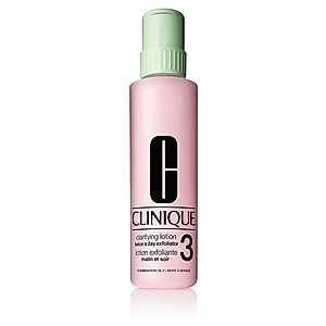 Clinique 3-Step Clarifying Lotion Face Exfoliator For Combination Oily Skin Types, Combination Oily Skin, 16.5 Fl Oz