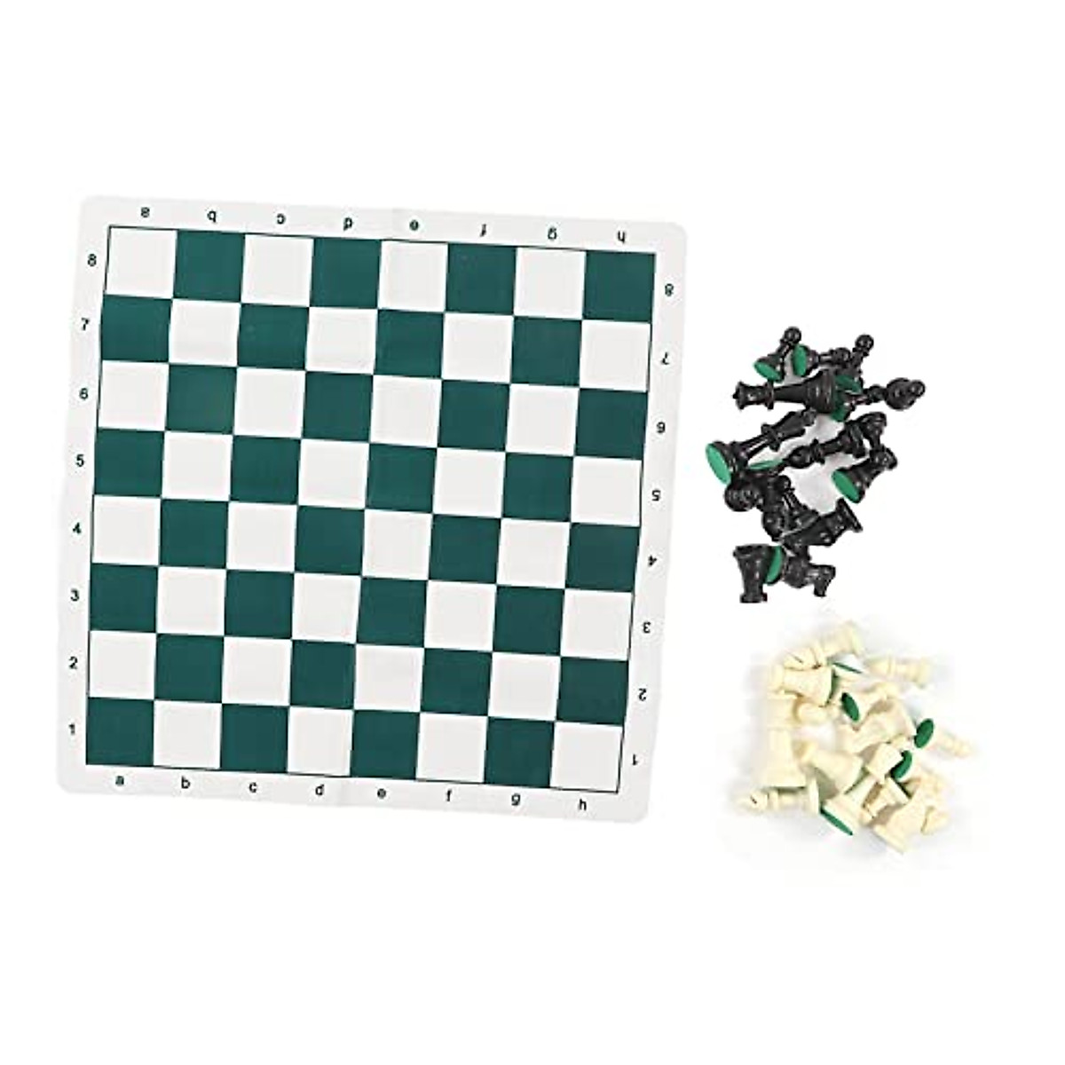 SPYMINNPOO Portable Travel Chess Game Set Game Roll Up Chess Board Set Educational Toys for Kids and Adults 3 Sizes(Wang Gao 95MM)