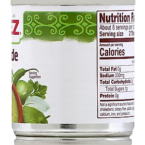 Herdez Salsa Verde, Mild, 7 oz
