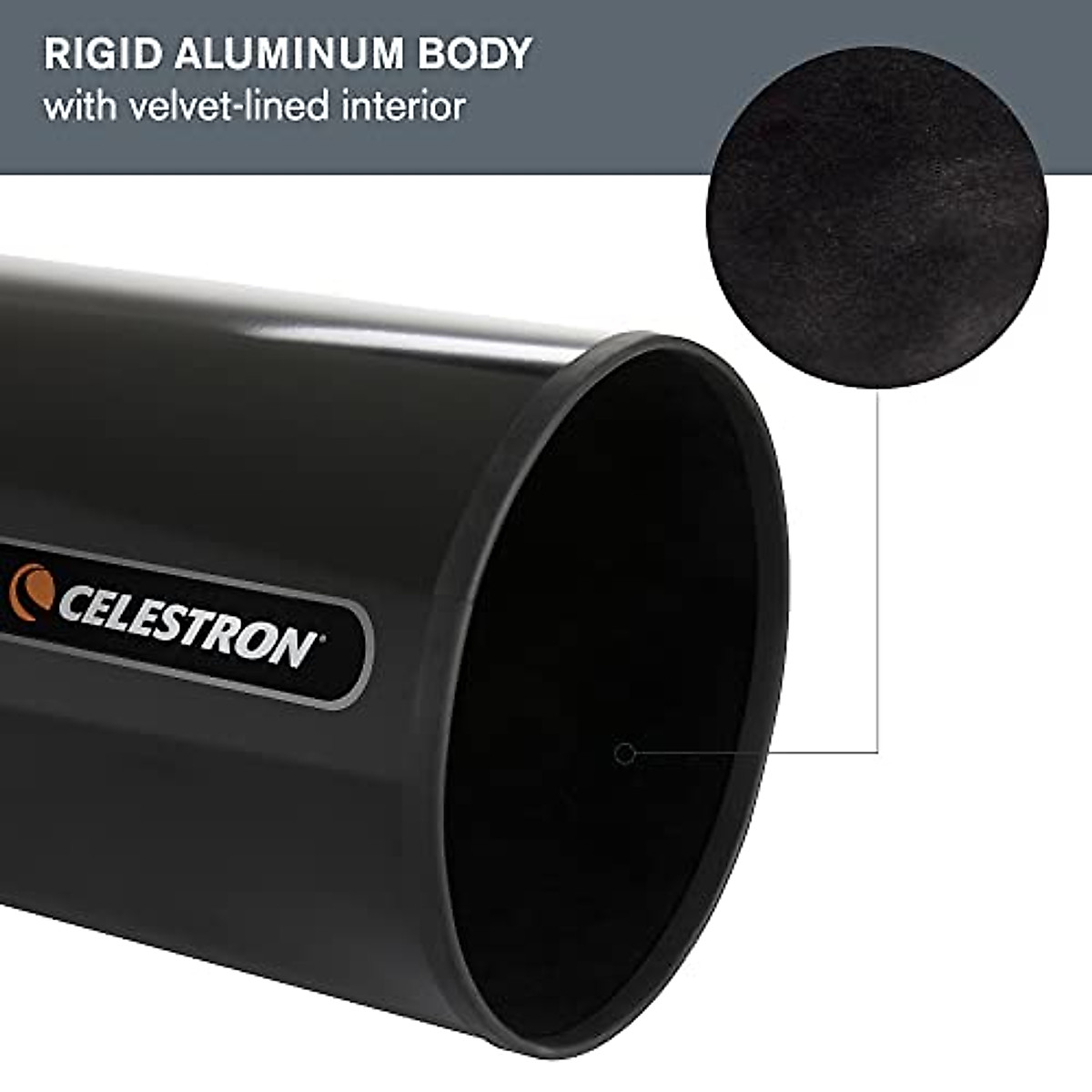 Celestron – Aluminum Telescope Dew Shield with Cover Cap – Fits 8” Schmidt Cassegrain, EdgeHD, and RASA telescopes