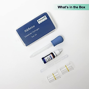 Dissolved Hydrogen Test Reagent | Measuring Molecular Hydrogen Concentration in Water | Blue Drops for Hydrogen Water Generator Bottle Hydrogen Machine | H2Accu