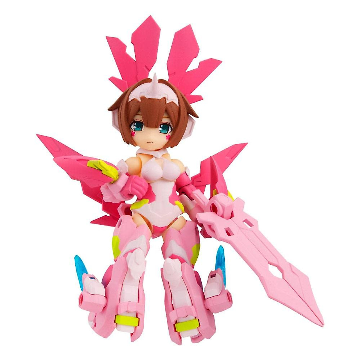 Megahouse Desktop Army Megami Device Asra Series (Cherry Blossom Oni, Aoi) Box of 4, Multiple Colors (MH83138)