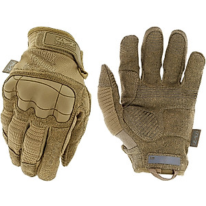 Mechanix Wear: M-Pact 3 Tactical Work Gloves, Touchscreen Capability, Synthetic Leather Gloves, Finger Reinforcement and Impact Protection, Work Gloves for Men (Coyote Brown, Medium)