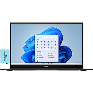 ASUS Creator Q Gaming Laptop 15.6" 120Hz 2.8K OLED Display (Intel i9-13900H, 24GB, 2TB SSD, GeForce RTX 3050, Backlit KYB, FP Reader, Thunderbolt 4, WiFi 6E, Bluetooth 5.3, Win 10 Pro) w/DKZ Hub