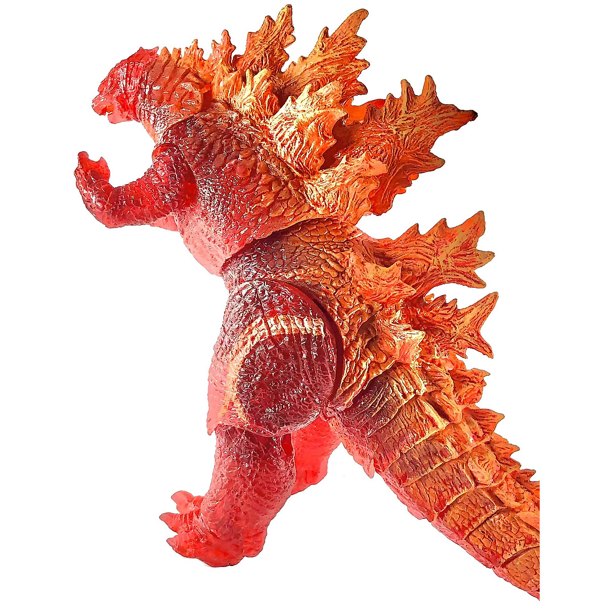 TwCare Exclusive Burning Godzilla Action Figure, Not Toys, Very Breakable, for Display & Decoration, GENTLE USE ONLY, 2021 Movie Series King of The Monsters Movable Joints Birthday Party Gift