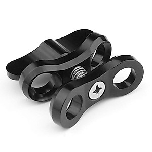 XT-XINTE CNC Aluminum Alloy Handle Grip Stabilizer Rig Handheld Underwater Scuba Waterproof Diving Tray Mount Compatible for Gopro/Sjcam, for DSLR Camera LED Light Smartphone (Combo 3)