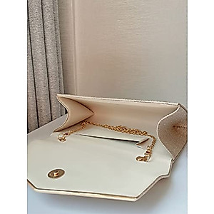 JUJUCIRING Clutch Purses for Women Evening Bag Lady Bride Clutches 2023 New Glitter Evening Handbag for Formal Wedding Cocktail Prom Dating 1920s Party Purse (Gold)