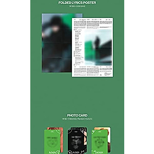 EXO KAI ROVER 3rd Mini Album SLEEVE Version CD+POB+Photobook+Folded lyrics poster on pack+Photocard+Tracking Sealed