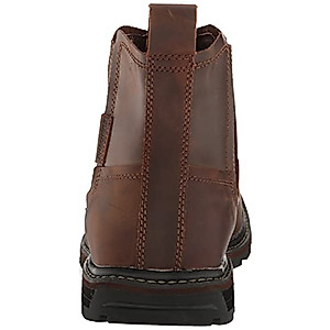 Skechers Men's Blaine Orsen Ankle Boot,Dark Brown,9.5 M US