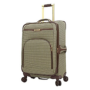 London Fog Oxford III 2 Piece Set (Cabin Bag and 25" Spinner), Olive