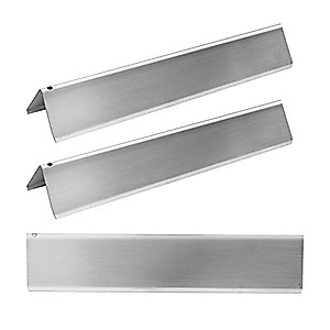 YOUFIRE Flavorizer Bars Grill Replacement Parts for Weber 7635, Spirit 200 Series, Spirit E-210, S-210, E-220, S-220, 3 Pack 15.3" Stainless Steel Front Control Panels Heat Plates Shield