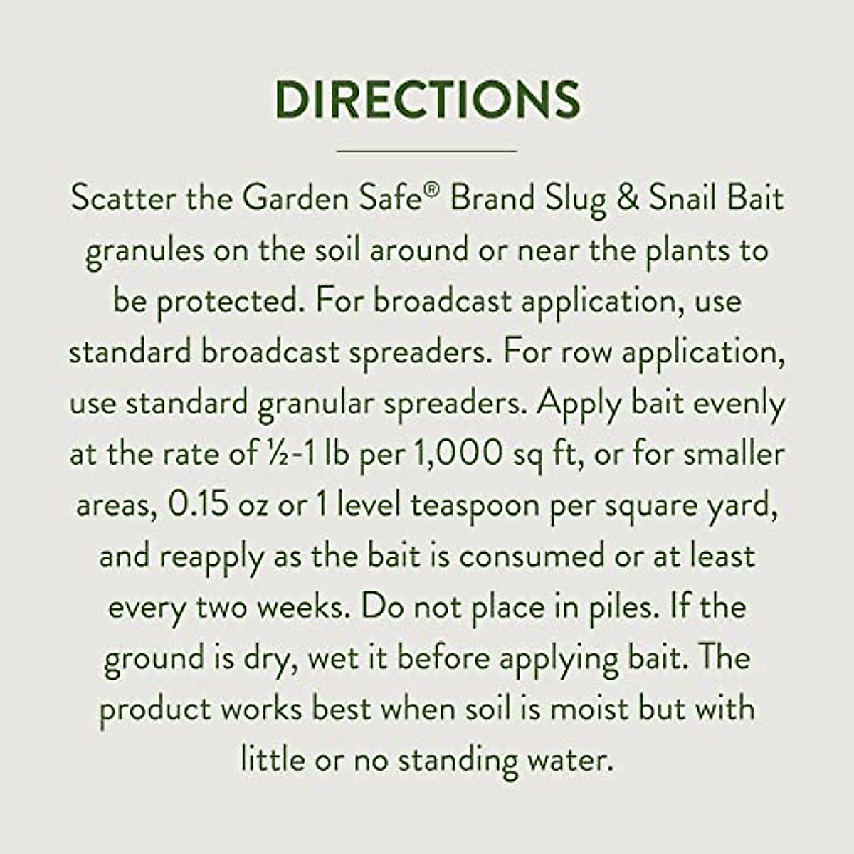 Garden SafeSlug & Snail Bait, Granules, 2-Pound, 6-Pack