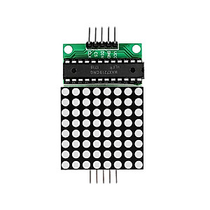 ACEIRMC 2PCS MAX7219 Dot Matrix Display Module Single-Chip Control LED Module DIY Kit for Arduino with 5pin Line (A)