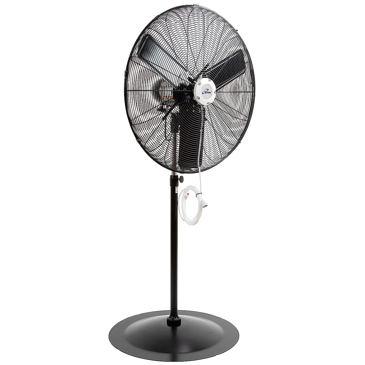 iLiving 30" Pedestal Outdoor Oscillating Fan with Misting kit - Shop, Greenhouse, Patio - 120V 1.8A 8400 CFM