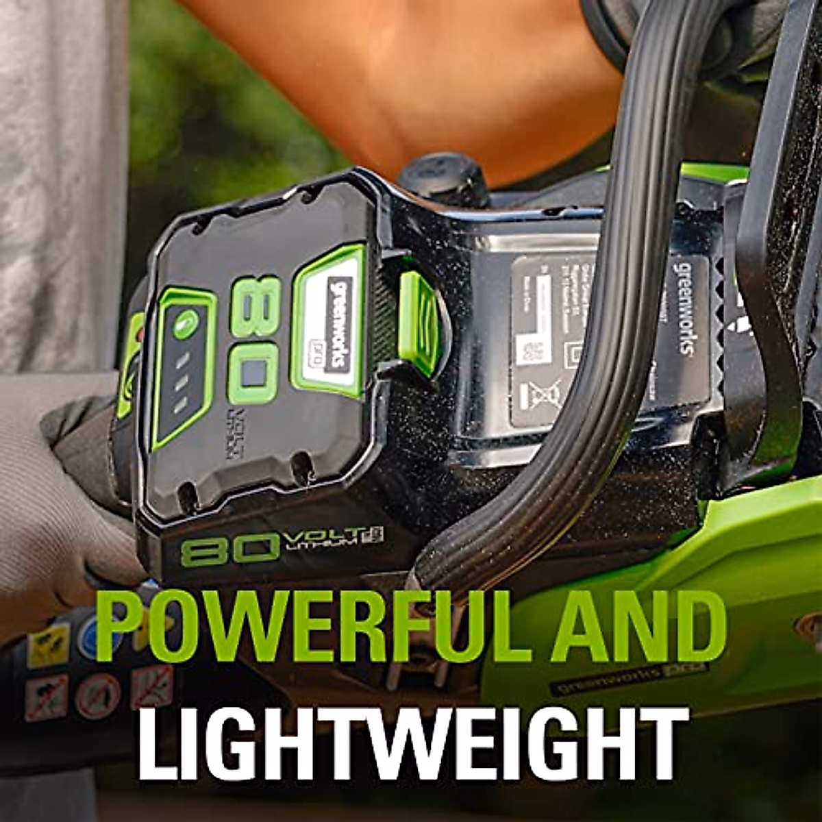 Greenworks Pro 80V (180 MPH / 610 CFM) Cordless Backpack Leaf Blower, 2.5Ah Battery and Charger Included BPB80L2510 & PRO 80V 2.5Ah Lithium-Ion Battery (Genuine Greenworks Battery)