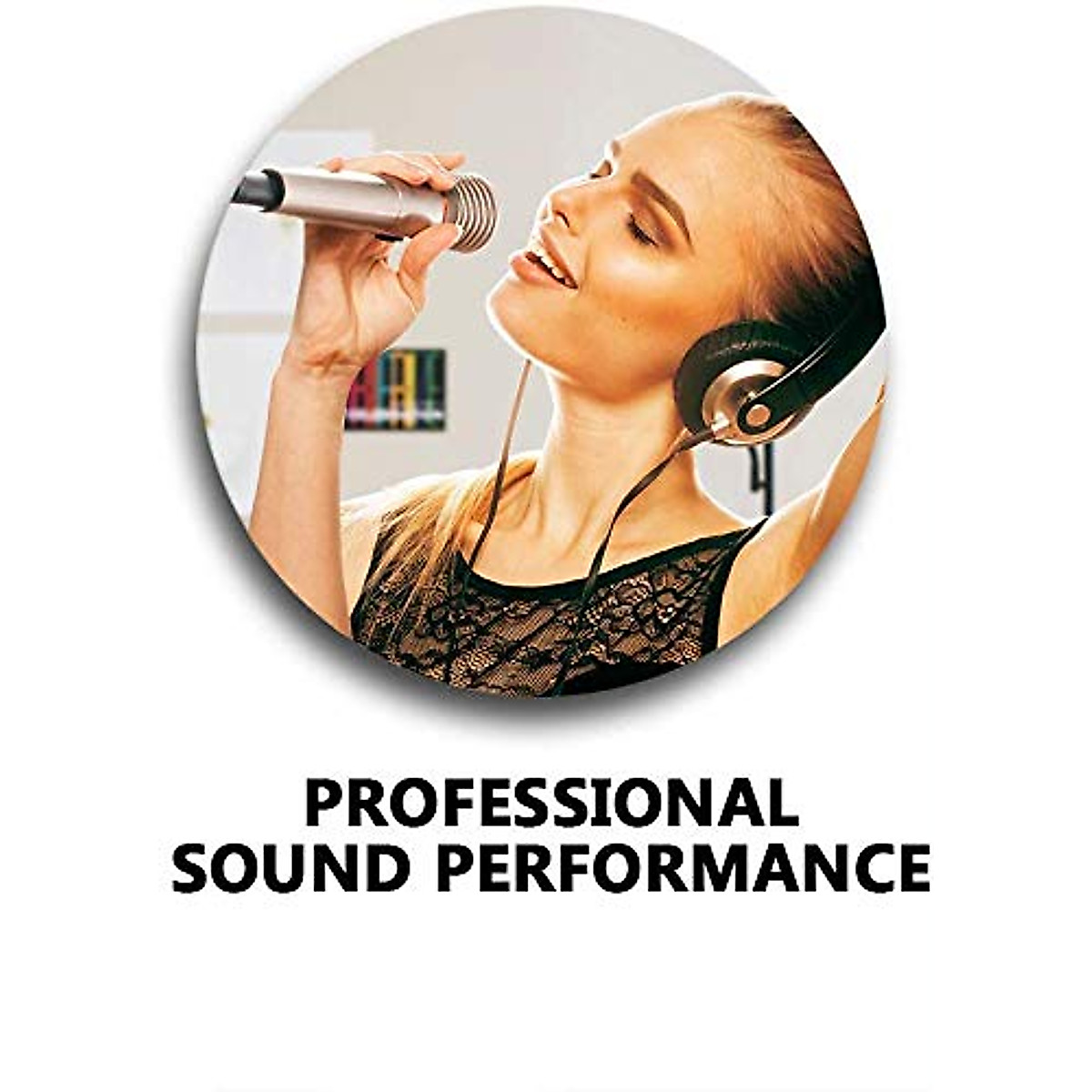 Balanced XLR Cable Male to Female - 35 Feet Blue - Pro 3-Pin Microphone Connector for Powered Speakers, Audio Interface or Mixer for Live Performance & Recording