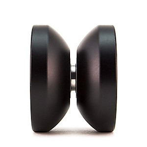 YoyoFactory Dv888 - A Simple and Comfortable Beginner Friendly Yoyo - Comes with Extra String & Pre Tied Finger Loop - Constructed from Aircraft Grade Aluminum - for Novice and Advanced Tricks Black