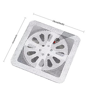 Disposable Shower Hair Catcher,30 pcs Drain Strainers Covers,Shower Mesh Drain Cover Hair Catcher,Bathtub Hair Catcher for Drain,Drain Sticker for Bathroom, Laundry, Bathtub, Kitchen, Sink (30)