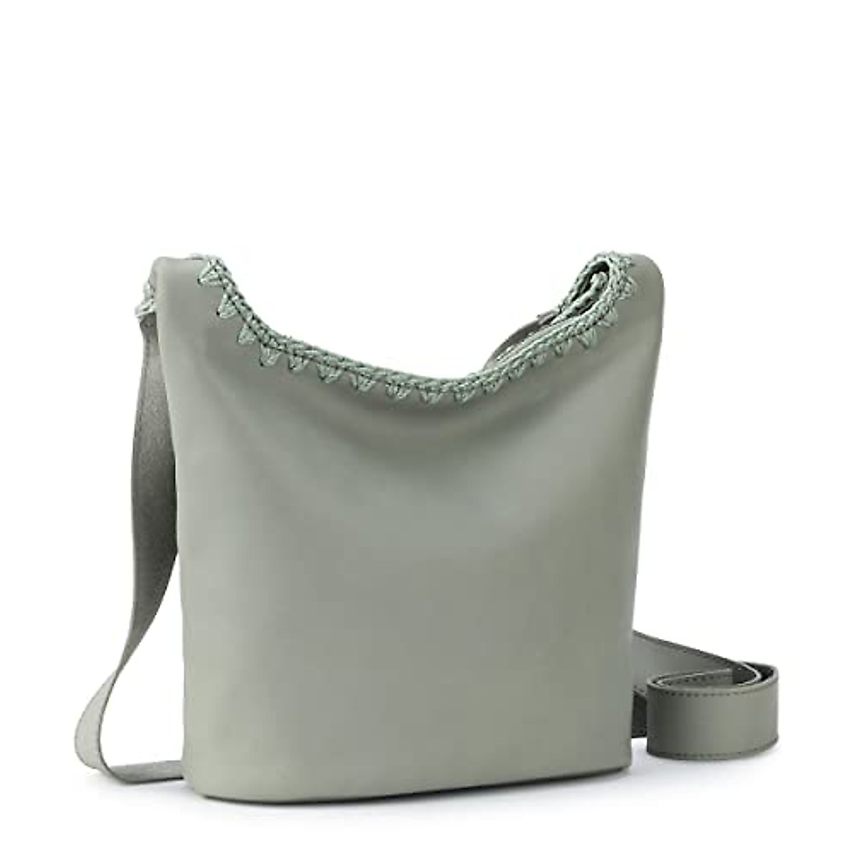 The Sak Asher Crossbody Bag in Leather, Large Purse with Single Shoulder Strap, Meadow