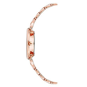 Anne Klein Women's AK/2158GNRG Rose Gold-Tone Bracelet Watch