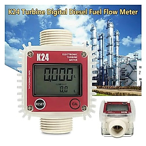 Flow Meter LCD Fuel Flow Meter K24 for Digital Die-sel Fuel Flowmeter Hot Favorable for Liquid High Stability and Convenient Operation