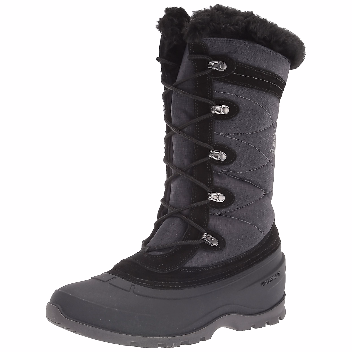 Kamik Women's Snovalley 4 Boot, Black, 8