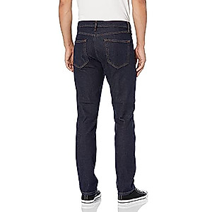 Amazon Essentials Men's Slim-Fit Comfort Stretch Jeans - Dark Blue, 30W x 28L (Previously Goodthreads)