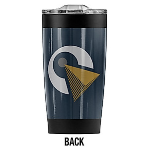 LOGOVISION Star Trek Vulcan Idic Symbol Stainless Steel Tumbler 20 oz Coffee Travel Mug/Cup, Vacuum Insulated & Double Wall with Leakproof Sliding Lid | Great for Hot Drinks and Cold Beverages