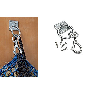 Shires Heavy Duty Metal Hay Nets Tie Ring Clip for Stable Horse Feeding