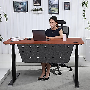 ApexDesk Elite K Series 60" x 27" Electric Height Adjustable Standing Desk with LED Memory Controller (60” x 27” Rectangular Top, Black)