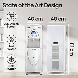 Airiver 5-in-1 Atmospheric Water Generator, Reverse Osmosis and Dehumidifier Filtration Machine in One - 30L/Day - Alkaline, Ionized, Mineralized Water - Home, Preppers and Offgrid- Hot/Cold Dispenser