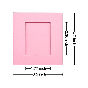 SUNMNS Wall Decor Hanging Display Paper Photo Frame Set Compatible with Fujifilm Instax Mini 11 9 8 70 90 26 Camera Films, Mini Link Printer, 30 Piece (Colorful)