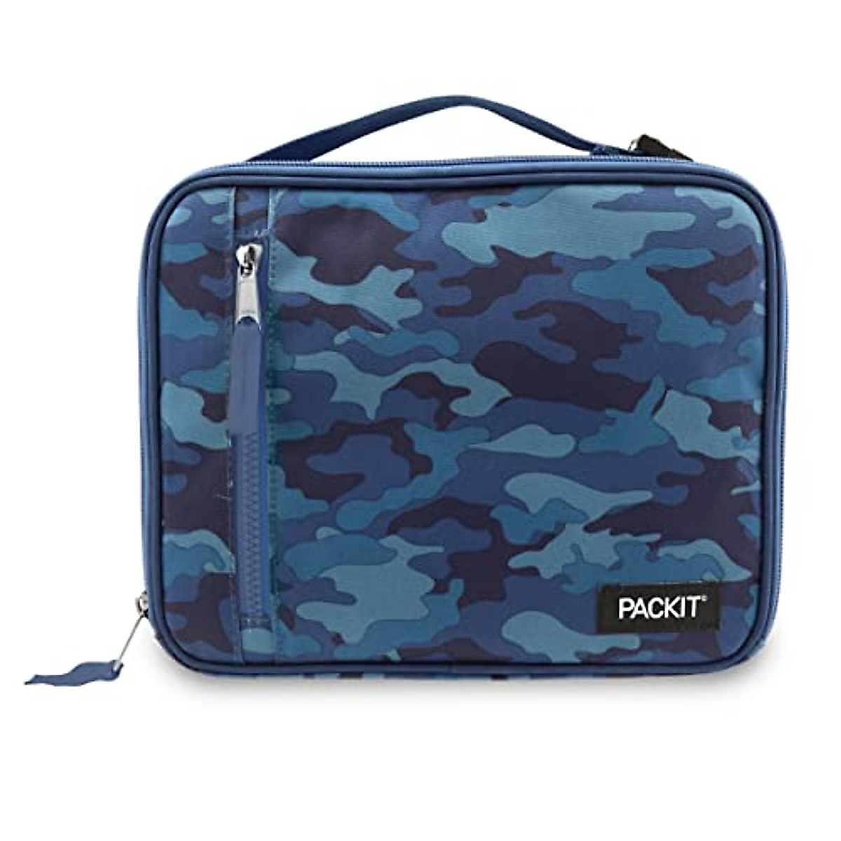 PackIt Freezable Classic Lunch Box, Blue Camo