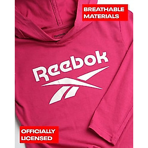 Reebok Girls' Legging Set - 3 Piece Performance Long Sleeve T-Shirt, Tee, and Leggings - Active Set for Toddlers/Girls, 2T-6X, Size 6, Semi Proud Pink