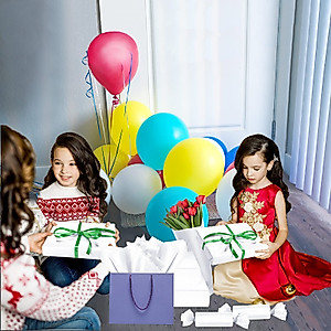 100 Sheets White Tissue Paper Artdly 14 x 20 Inches Recyclable White Wrapping Paper Bulk for Weddings Birthday DIY Project Festival Wrapping Crafts Decor