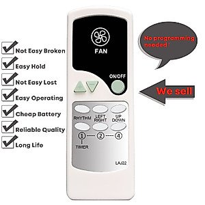 Replacement Remote Control for Woozoo OHYAMA Globe 5-Speed Oscillating Fan PCF-SC15T SC15T SC12 PCF-SC12