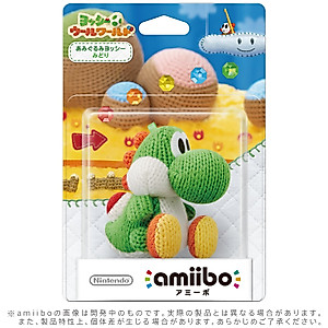 Green Yarn Yoshi amiibo - Japan Import (Yoshi's Woolly World Series)