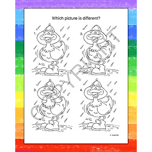 ZOCO - It's Spring - Springtime Friends - Kids Educational Coloring Books (25 Bulk Pack, Without Crayons) - Handout for Students Ages 4-8 - Games, Puzzles, Activities for Kids