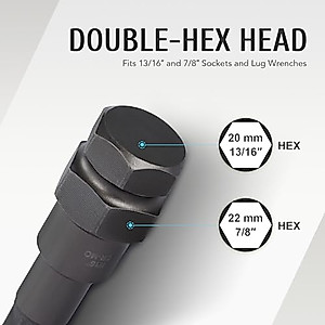 Orion Motor Tech 16pc Locking Lug Nut Master Key Set | SAE & Metric Wheel Lock Removal Kit for Removing Locking Spline Star Hex and Fluted Hex Lug Nuts | Lug Nut Remover Set for Mechanics and More