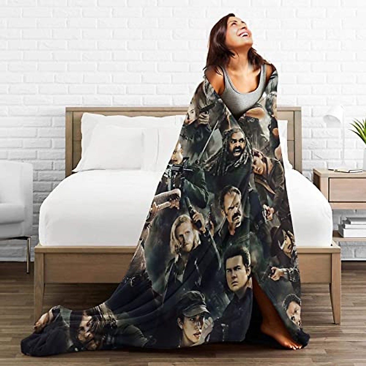 Movie Blanket Ultra Soft Blanket Lightweight Flannel Throw Blanket Air Conditioner Blanket for Bed Couch Living Room Car 50"X40"