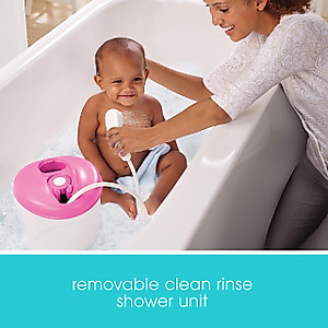 Summer Newborn to Toddler Bath Center and Shower (Pink) – Bathtub Includes Four Stages that Grow with Your Child