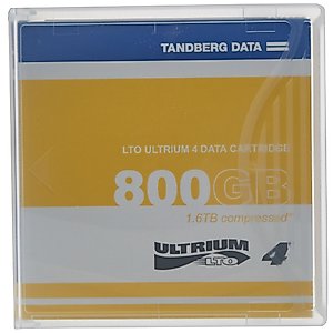 TANDBERG DATA LTO Ultrium 4 Storage Media Tape Cartridge (433781)