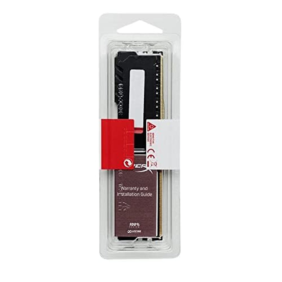 HyperX Fury 8GB 2666MHz DDR4 CL16 DIMM 1Rx8 Black XMP Desktop Memory Single Stick HX426C16FB3/8