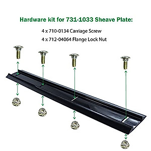POSFLAG 753-04472 Auger Kit with 731-1033 Scraper Plate F6RTC Spark Plug Replaces MTD 735-04033, 735-04032, 731-0778, 731-0812 for Troy-Bilt Squall 210, 521, 721, 2100, 5521 21" Snow Throwers
