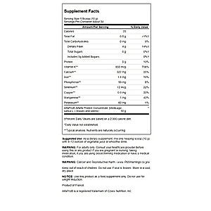 Swanson Alfapro Non-GMO Alfalfa Protein Concentrate 12 Ounce (340 g) Pwdr